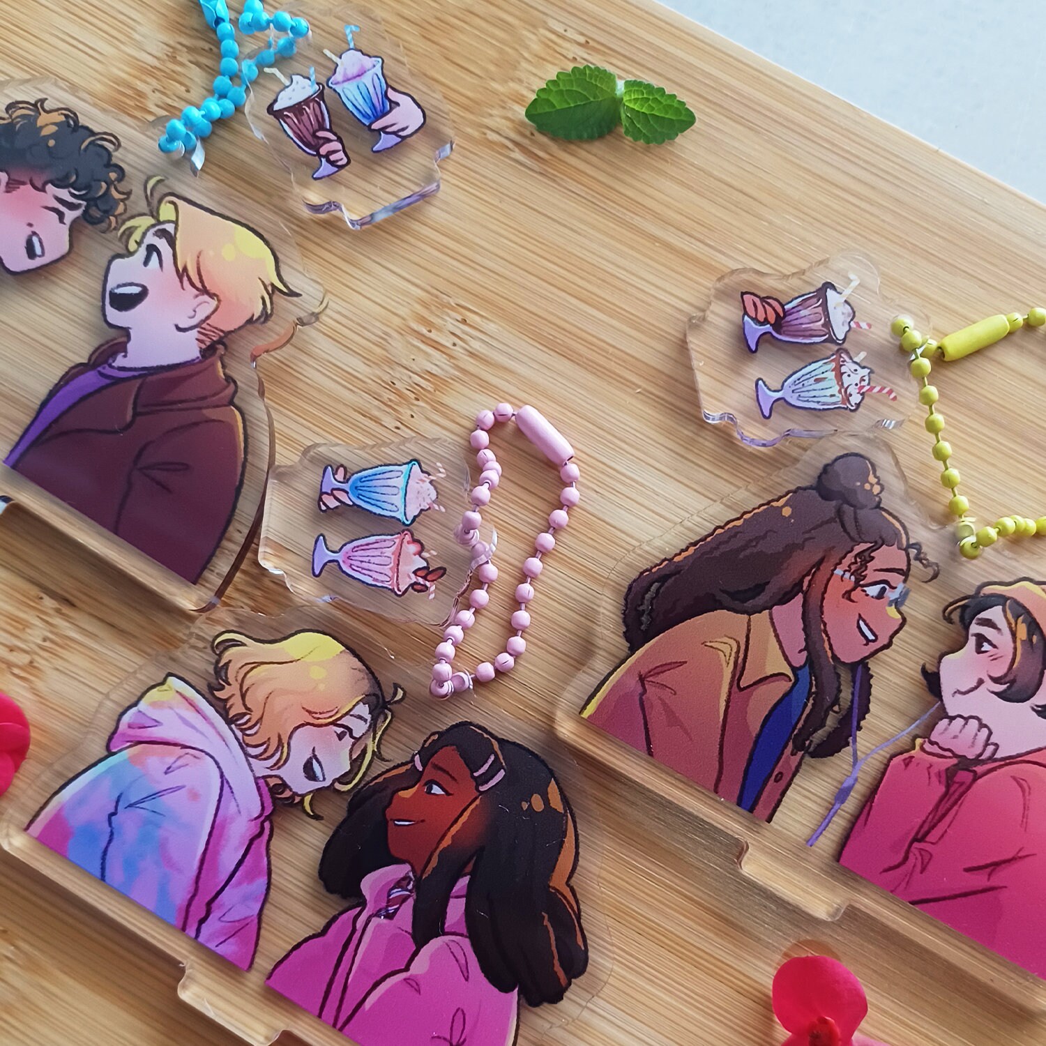 Heartstopper Standee Convertible Keychain - Nick & Charlie - Etsy