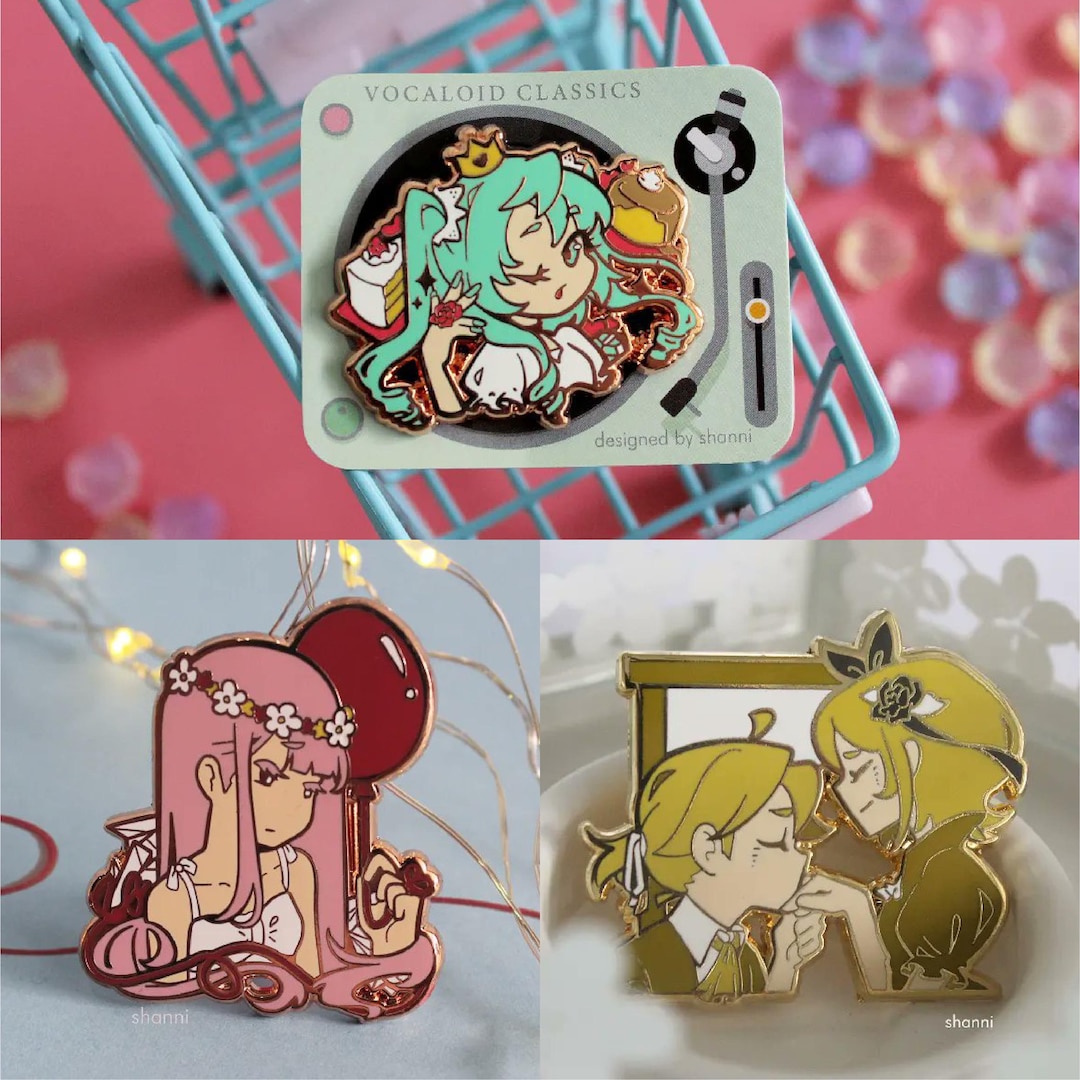 Vocaloid Enamel Pins - Etsy