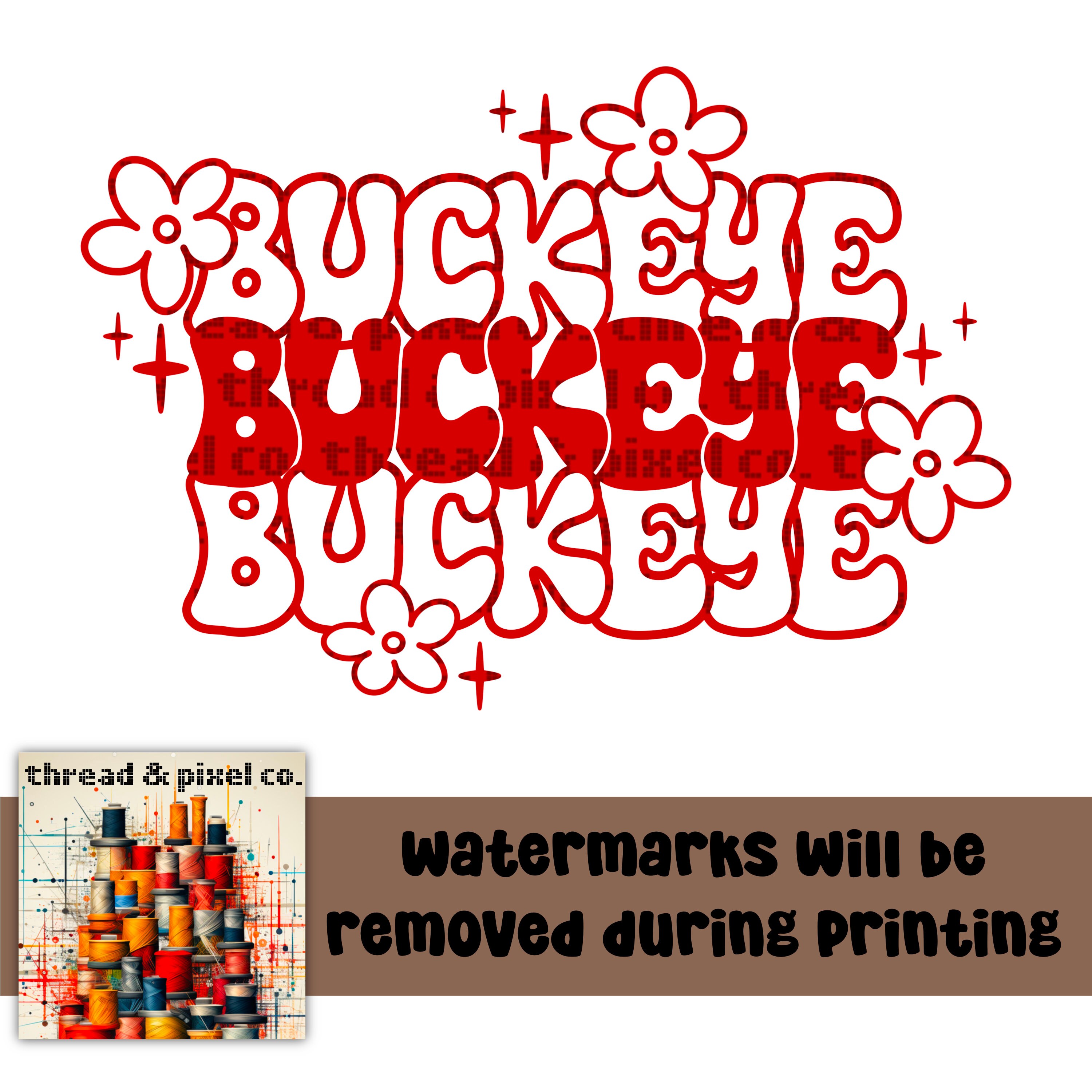 Groovy Stacked Font Retro Game Day Tee, Buckeye Trendy, Ohio Football ...