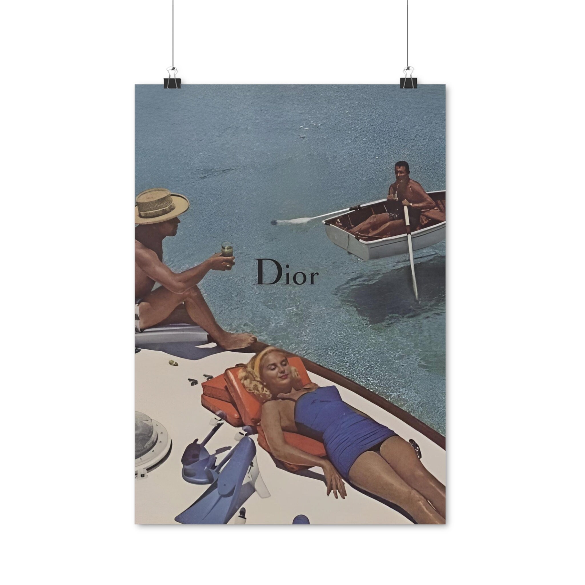 DIOR Vintage Poster - Etsy