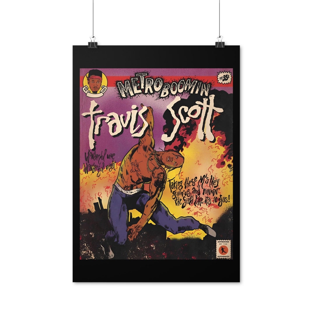 Travis Scott Comic Style Poster - Etsy