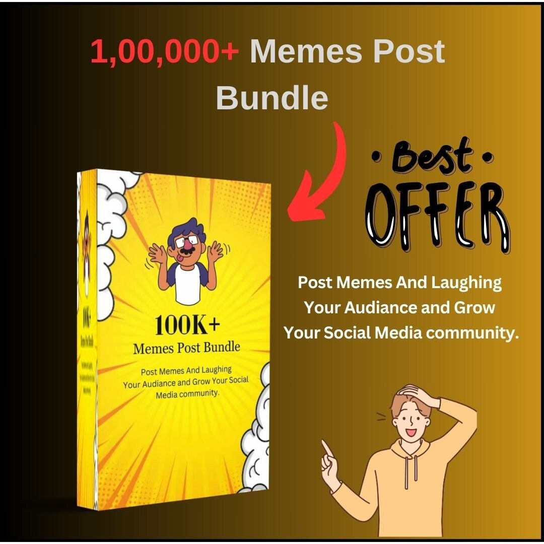 100K Memes Post Bundle - Etsy