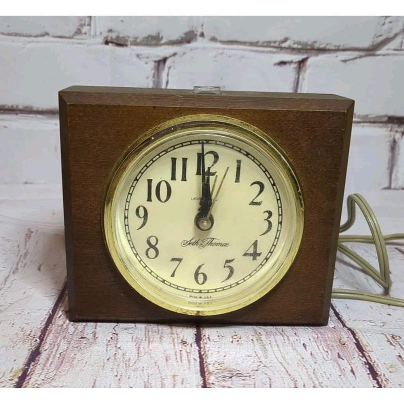 Electric Seth Thomas Clock - Etsy