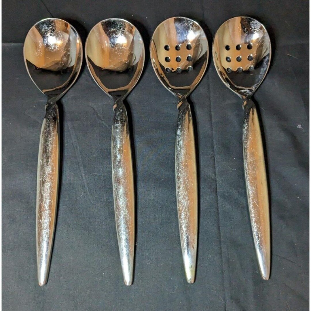Pfaltzgraff SOPHIA Stainless 18/10 Silverware Serving Spoons - Etsy