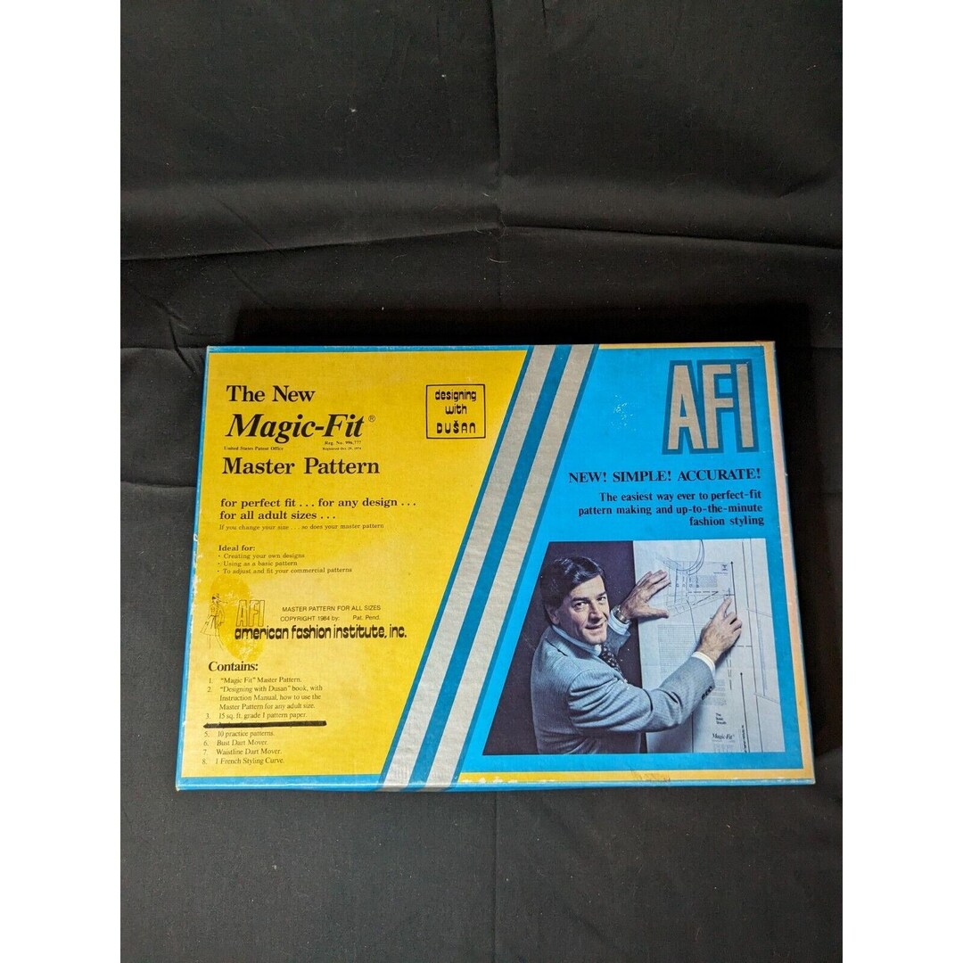 Vintage AFI the Magic-fit Master Pattern Dressmaking Kit 1984 Designs ...