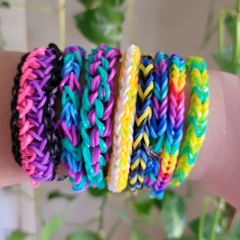 Loom Band Bracelet - Etsy UK