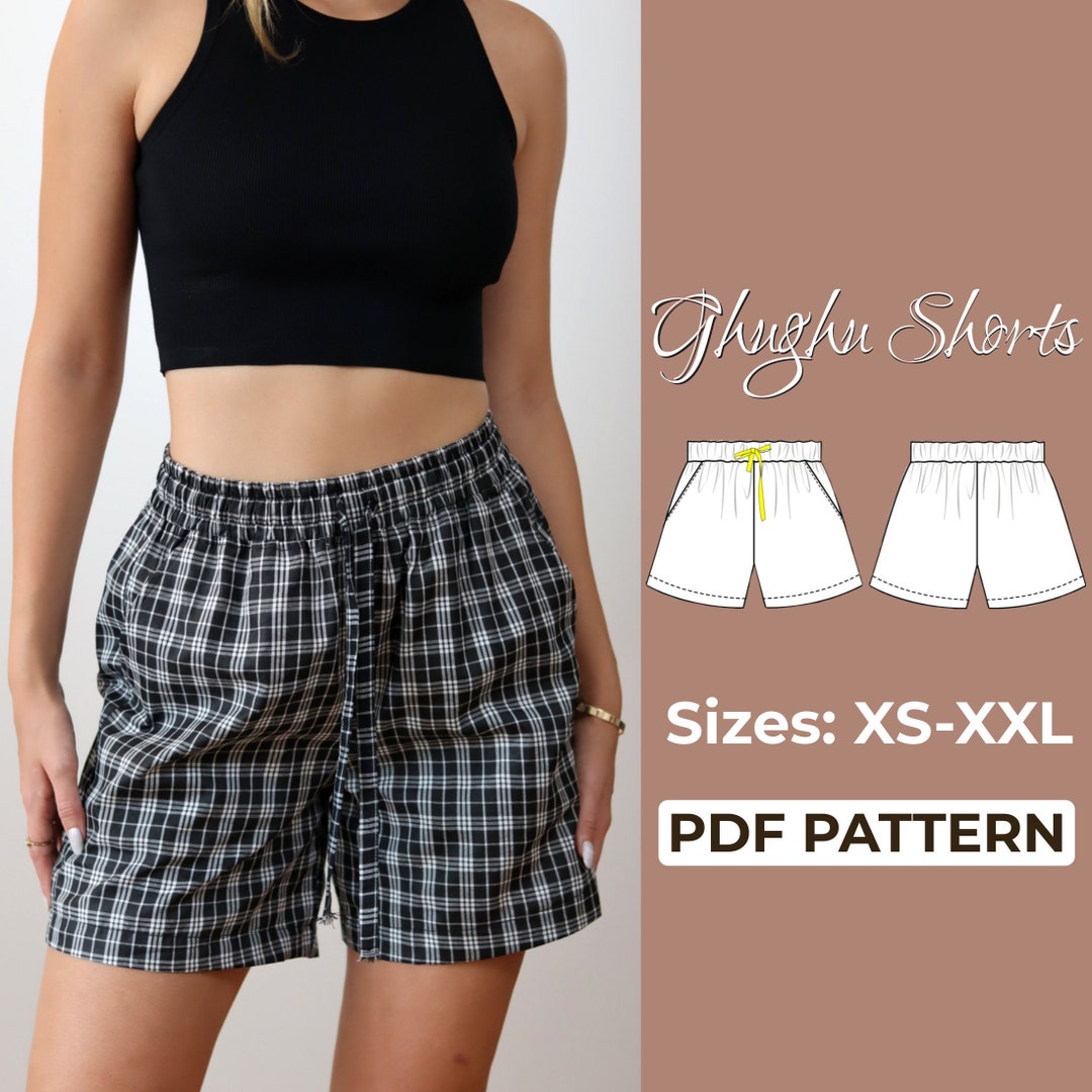 Summer Shorts Sewing Pattern | Sexy Shorts | Pajama Shorts | Pattern ...