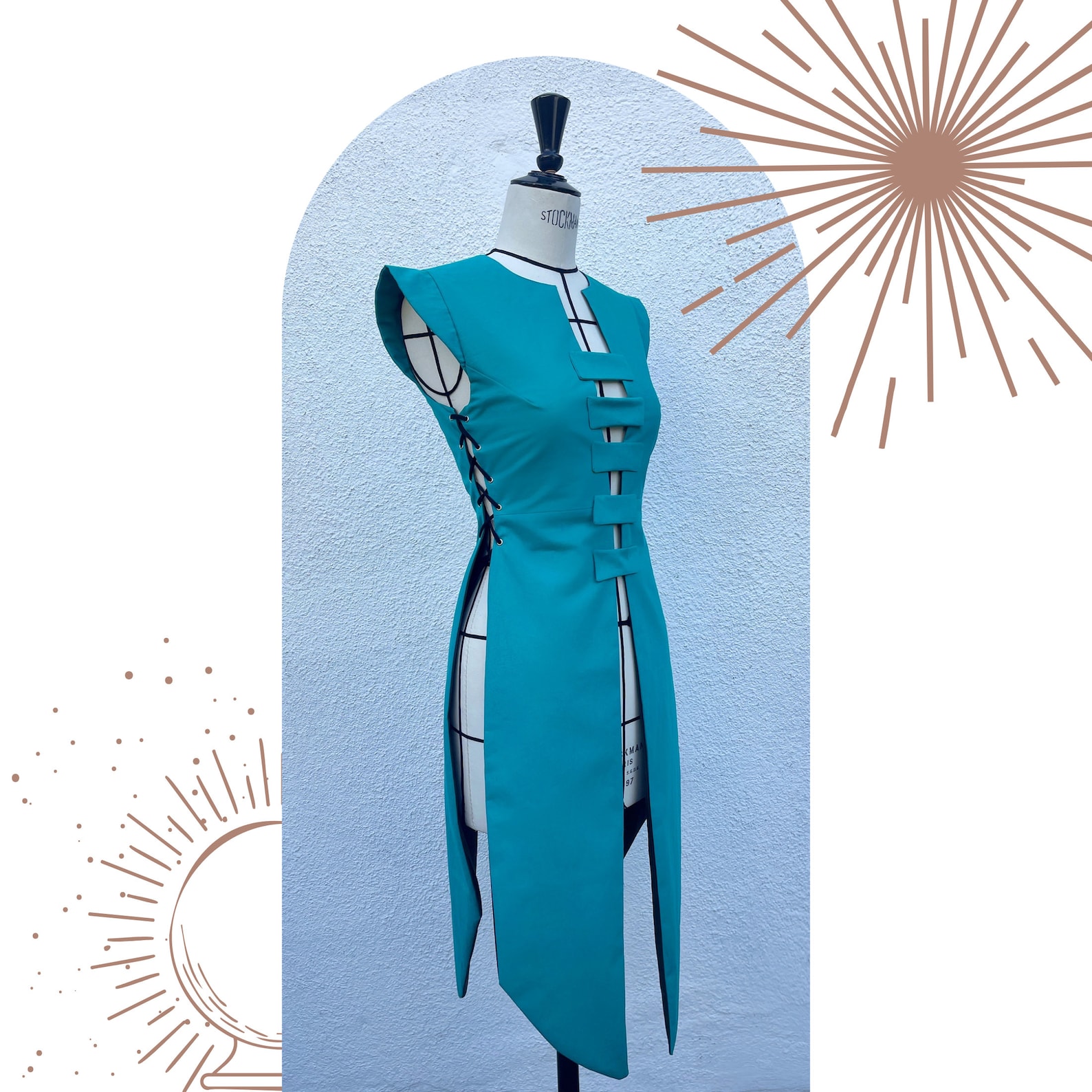 Tabard Sewing Pattern, Female Medieval Surcoat, XXS XXL, Sideless Tabard Pattern, A0, A4 Us ...