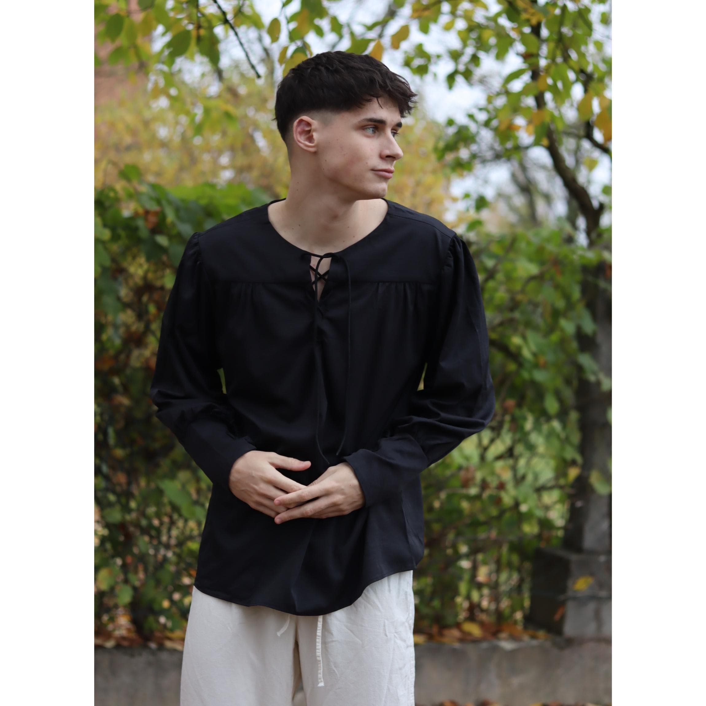 Medieval Shirt Sewing Pattern | Long Sleeve Mens Tunic | Pattern ...