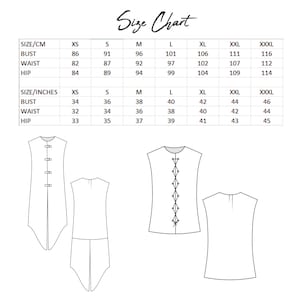 Tabard Sewing Pattern, Male Medieval Surcoat, XS - XXXL, Sideless ...