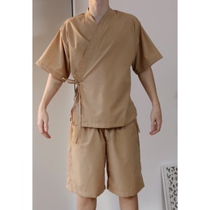 Jinbei Shirt + Shorts Sewing Pattern | Japanese Kimono Set | Pattern ...