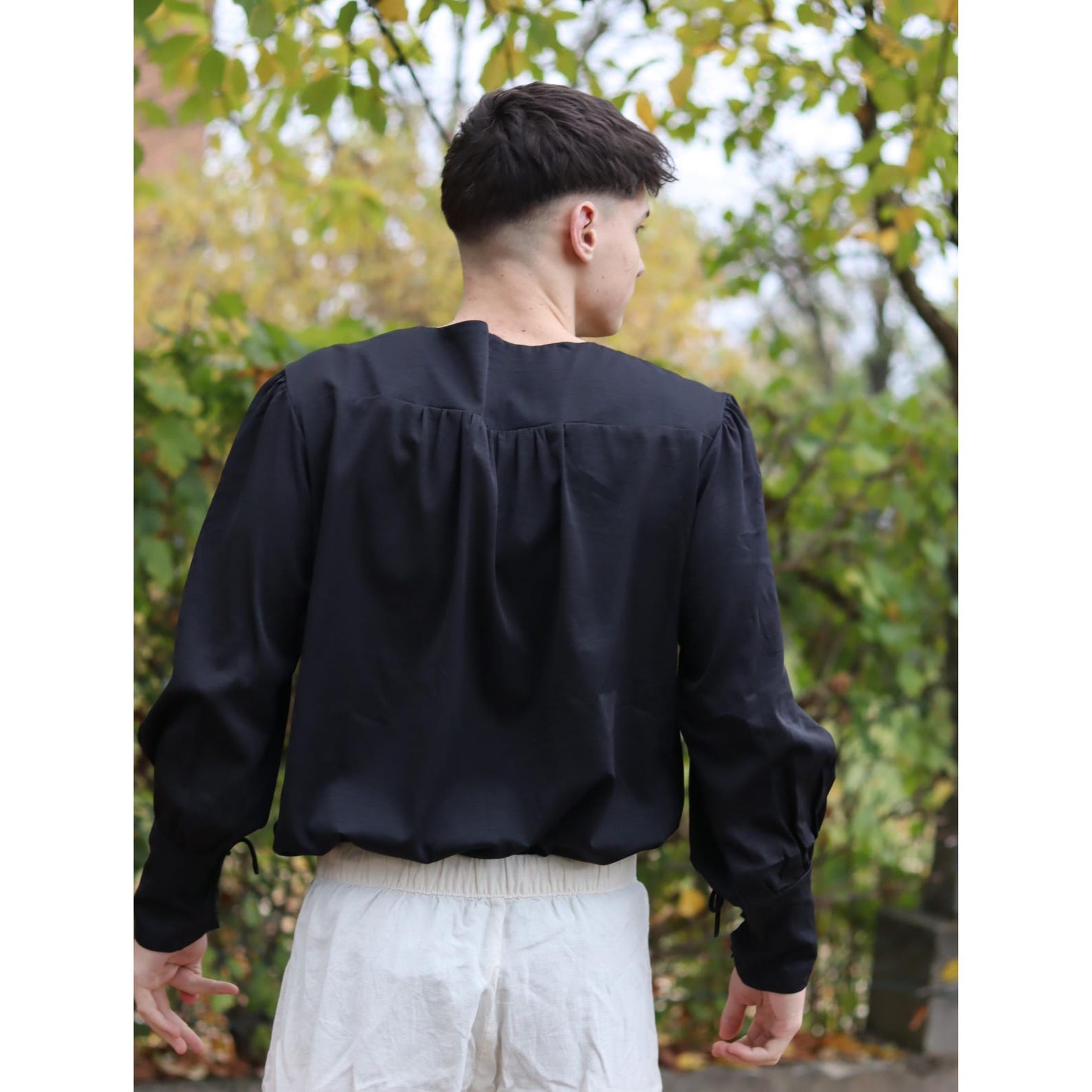Medieval Shirt Sewing Pattern | Long Sleeve Mens Tunic | Pattern ...
