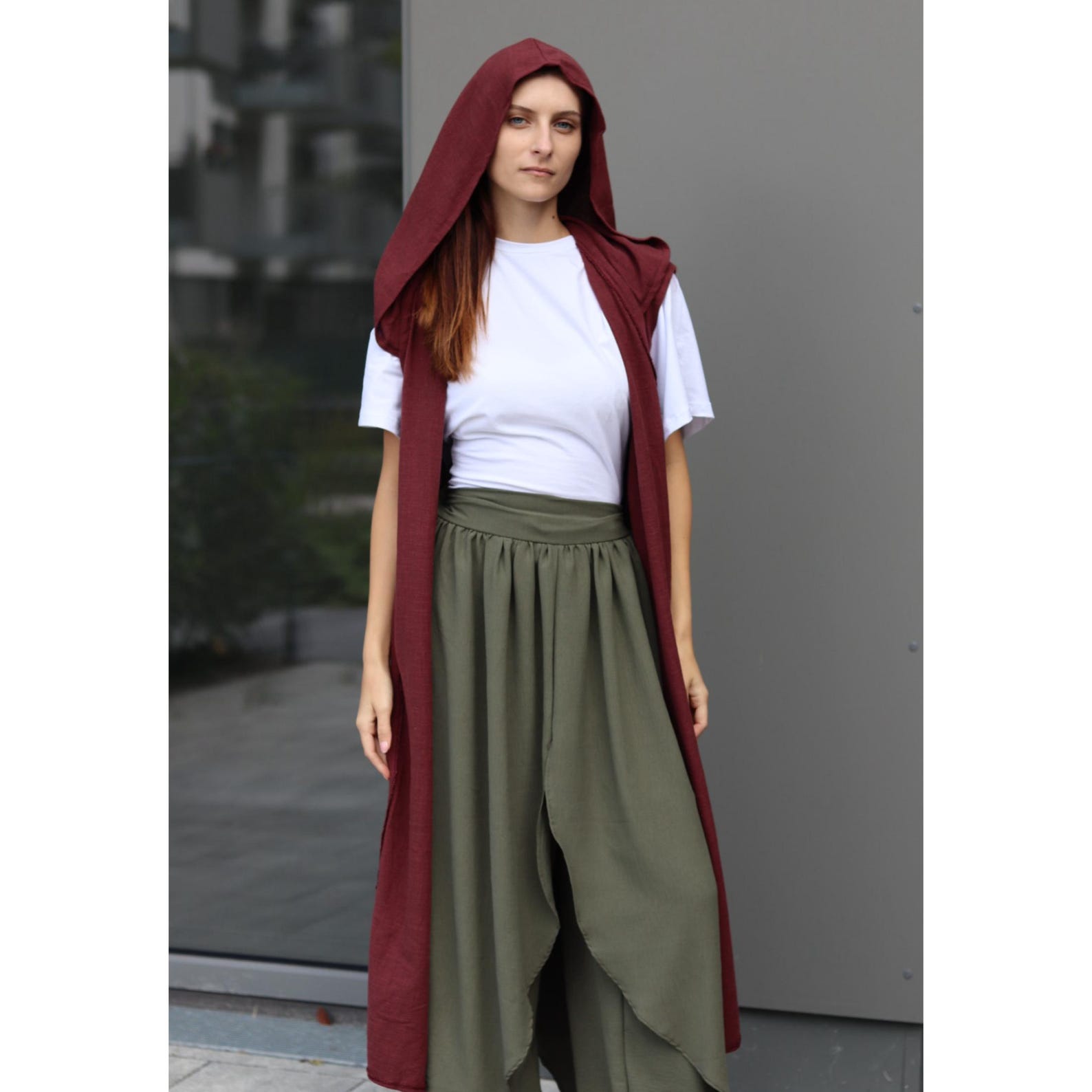 Hooded Robe Sewing Pattern | Cloak Costume Pattern | Easy Beginner ...
