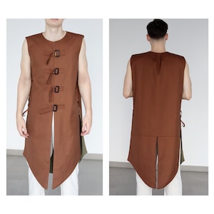 Tabard Sewing Pattern, Male Medieval Surcoat, XS - XXXL, Sideless ...