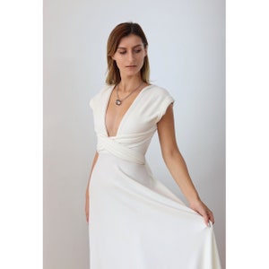 Multi Version Tie Dress Sewing Pattern, Goddess Dress, Easy Beginner ...