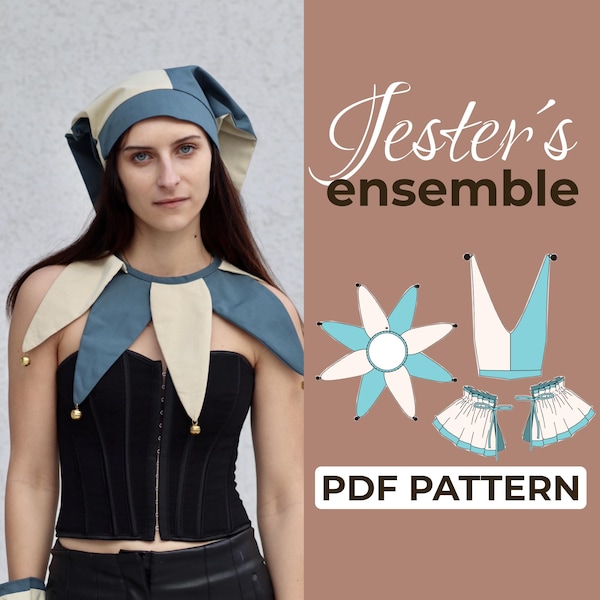 Costume Pattern Jester - Etsy