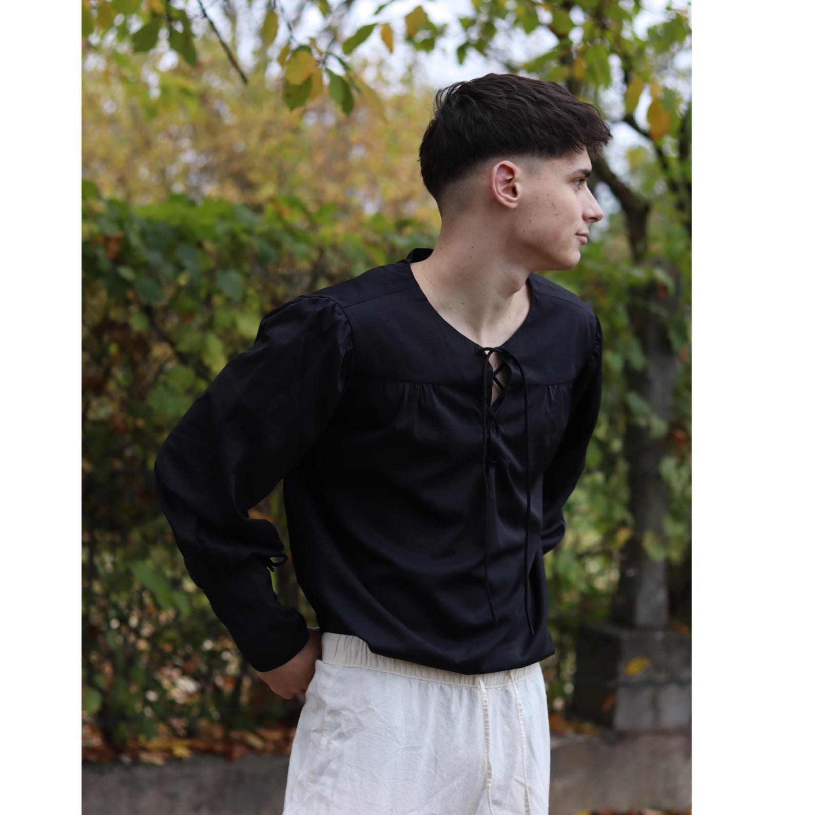 Medieval Shirt Sewing Pattern | Long Sleeve Mens Tunic | Pattern ...