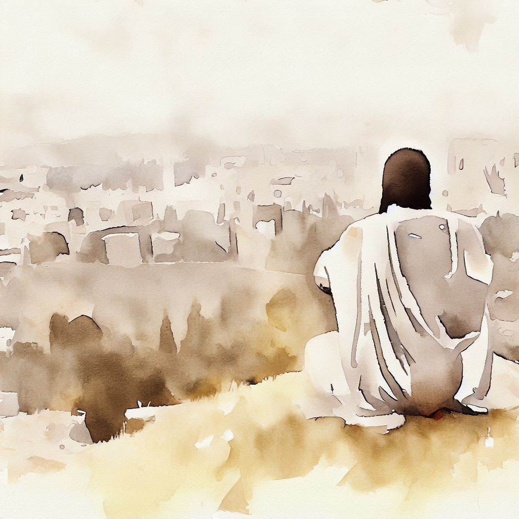 Jesus Weeps Over Jerusalem, Digital Download, Printable, Bible Story ...