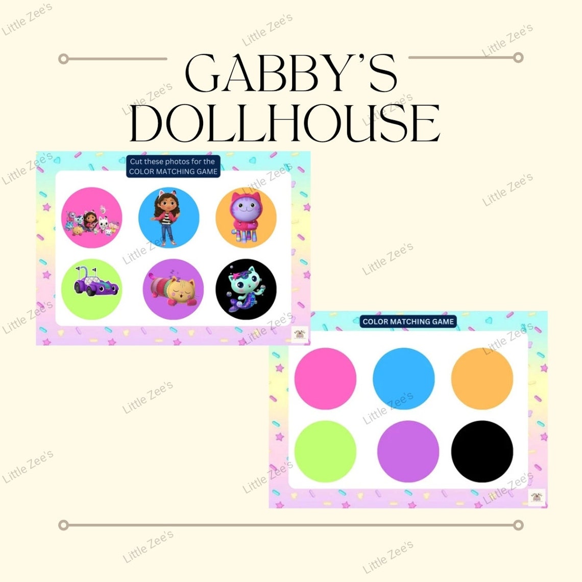 Gabby's Dollhouse Printable Activity Book - Etsy