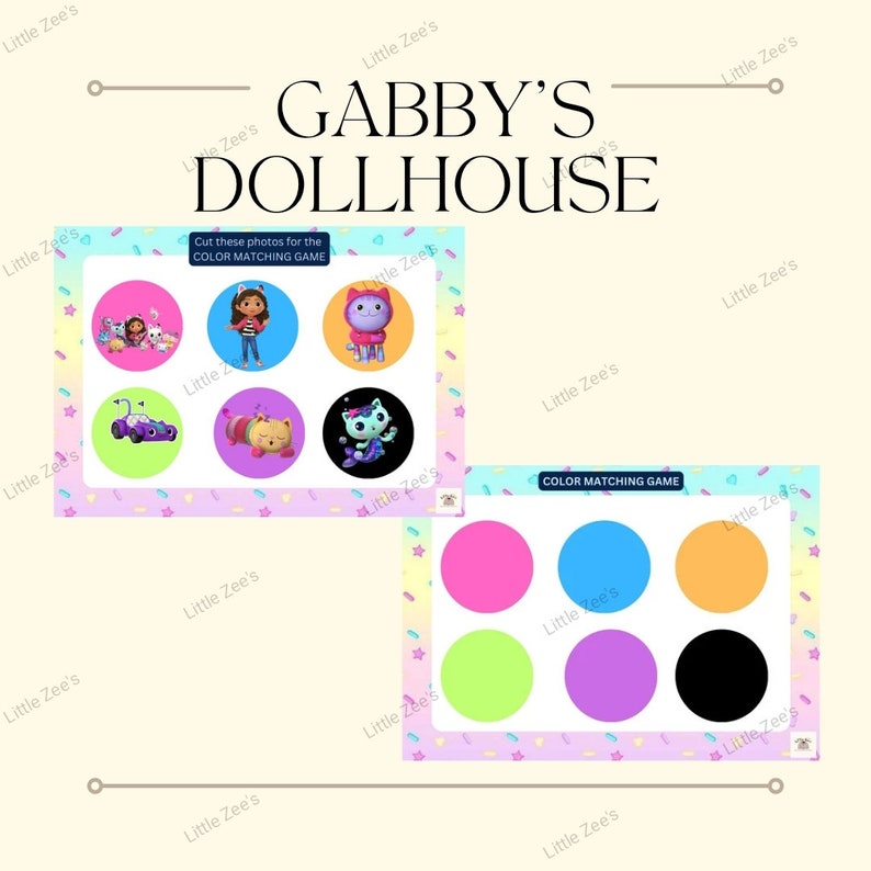 Gabby's Dollhouse Printable Activity Book - Etsy