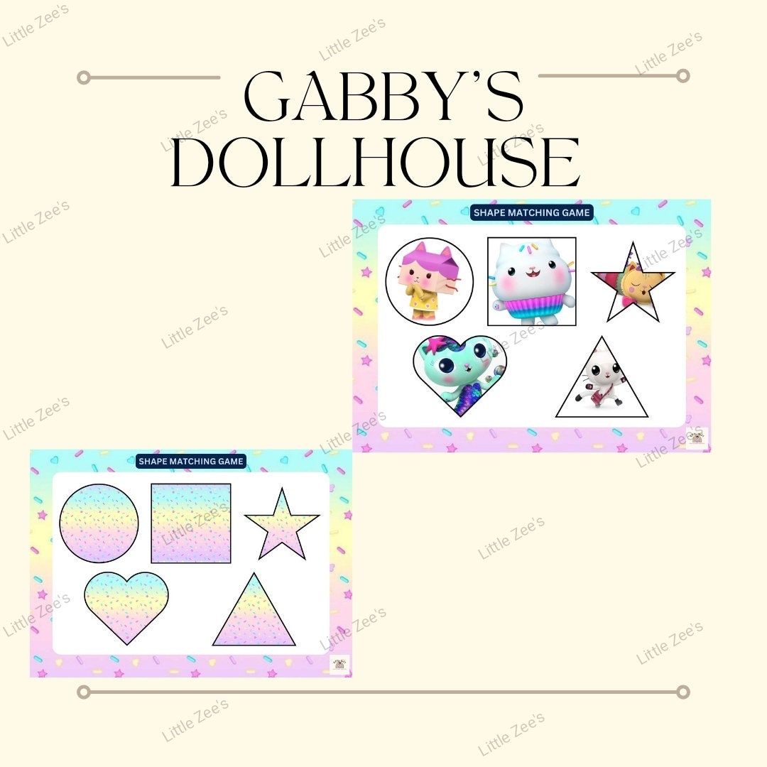 Gabby's Dollhouse Printable Activity Book - Etsy