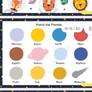 Space Busy Book Activity - Etsy