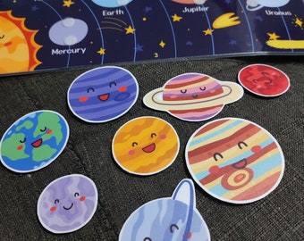 Outer Space Busy Book Solar System Learning Binder Preschool Busy ...