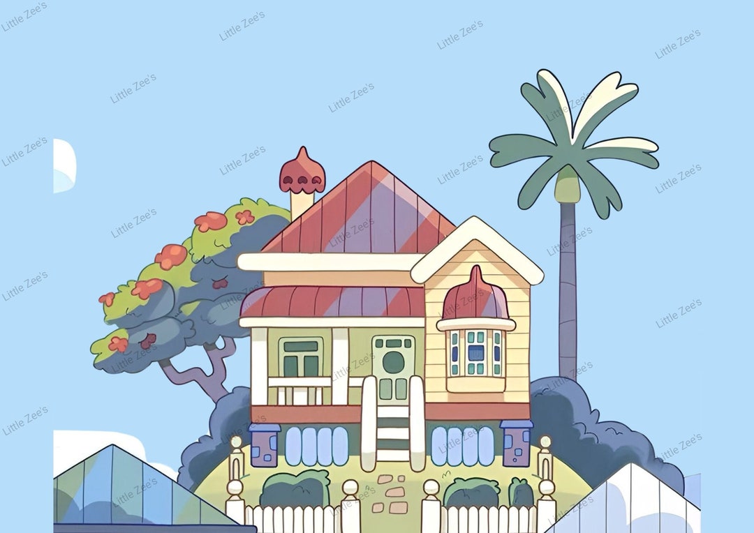 Bluey House Print (digital Download) - Etsy