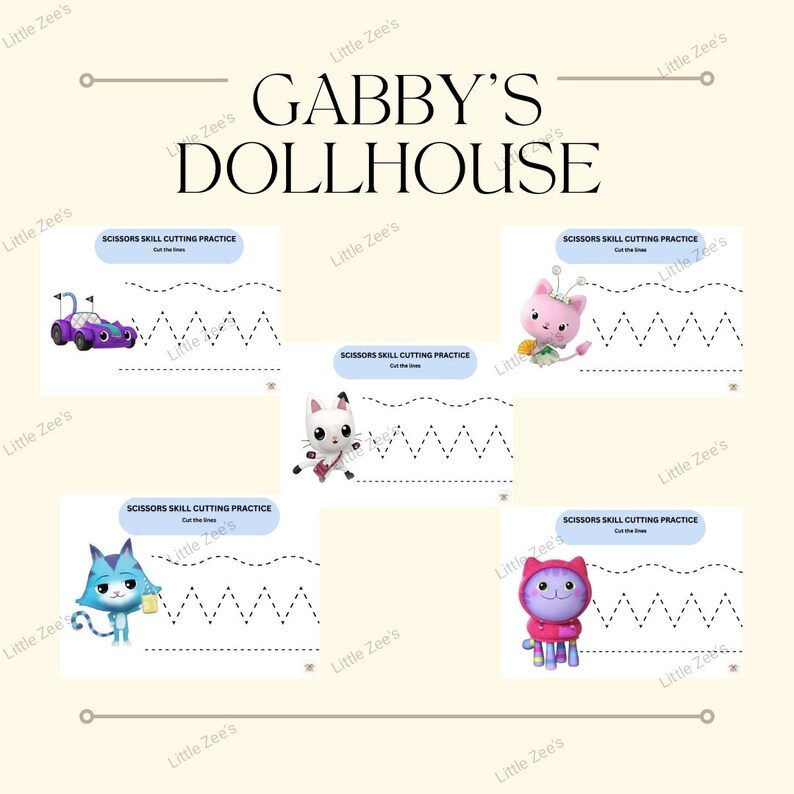 Gabby's Dollhouse Printable Activity Book - Etsy