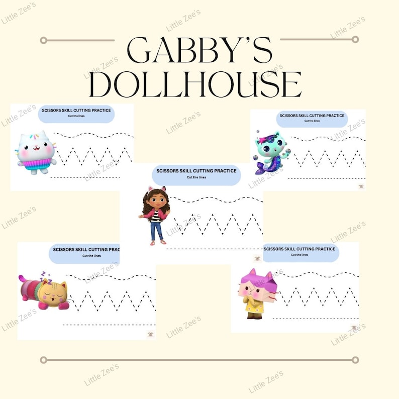Gabby's Dollhouse Printable Activity Book - Etsy