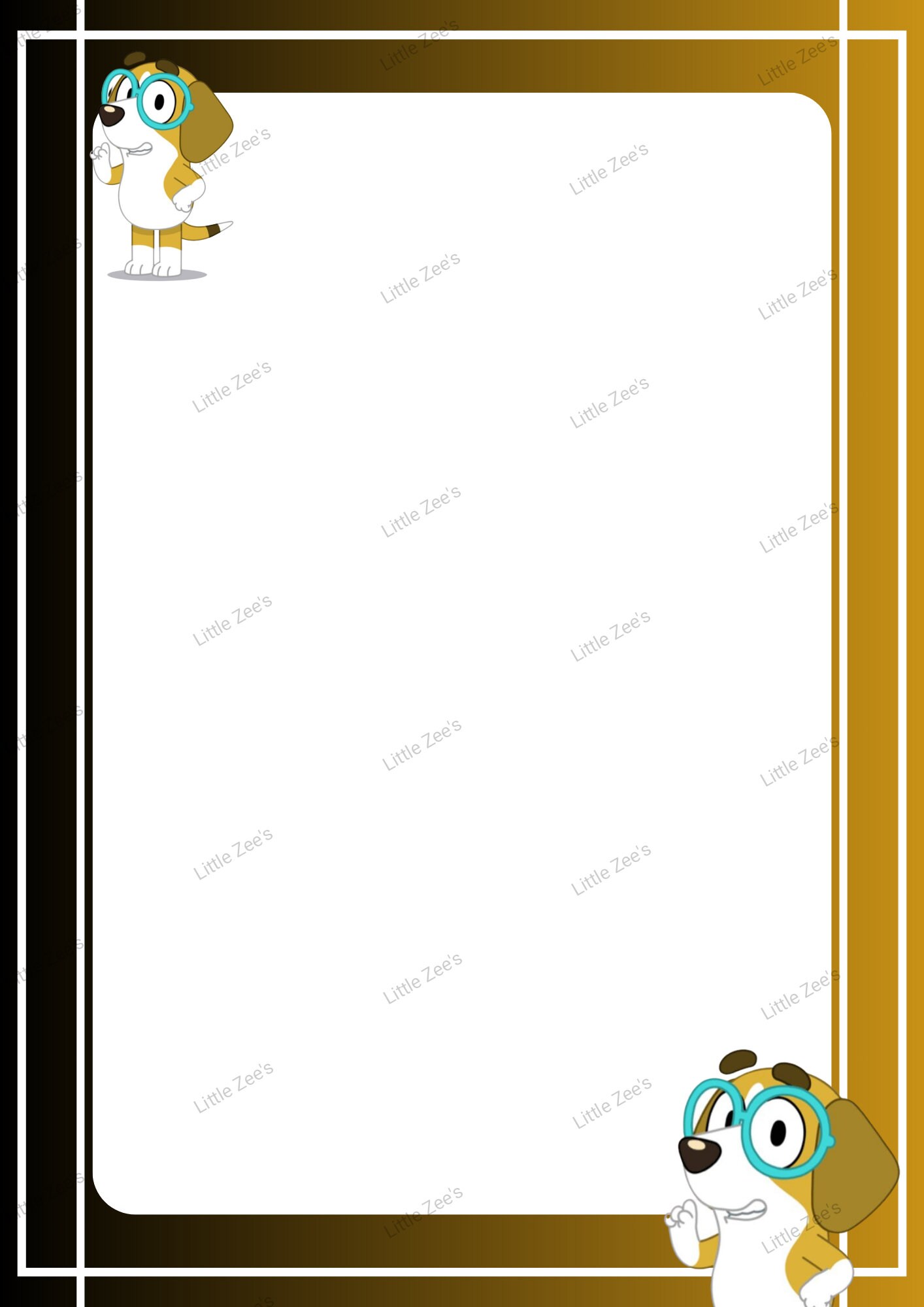 Bluey Stationary With Different Characters - Etsy