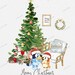 Printable Bluey Christmas Cards - Etsy