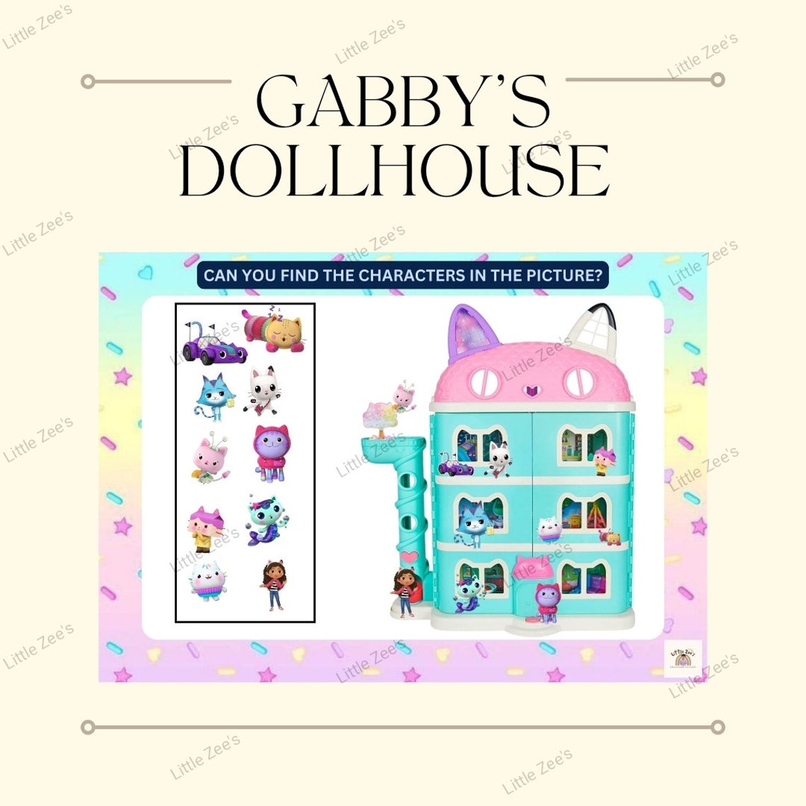 Gabby's Dollhouse Printable Activity Book - Etsy