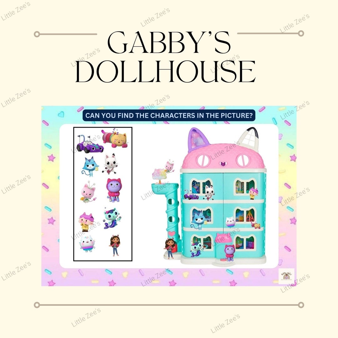 Gabby's Dollhouse Printable Activity Book - Etsy