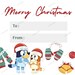 Printable Bluey Christmas Cards - Etsy