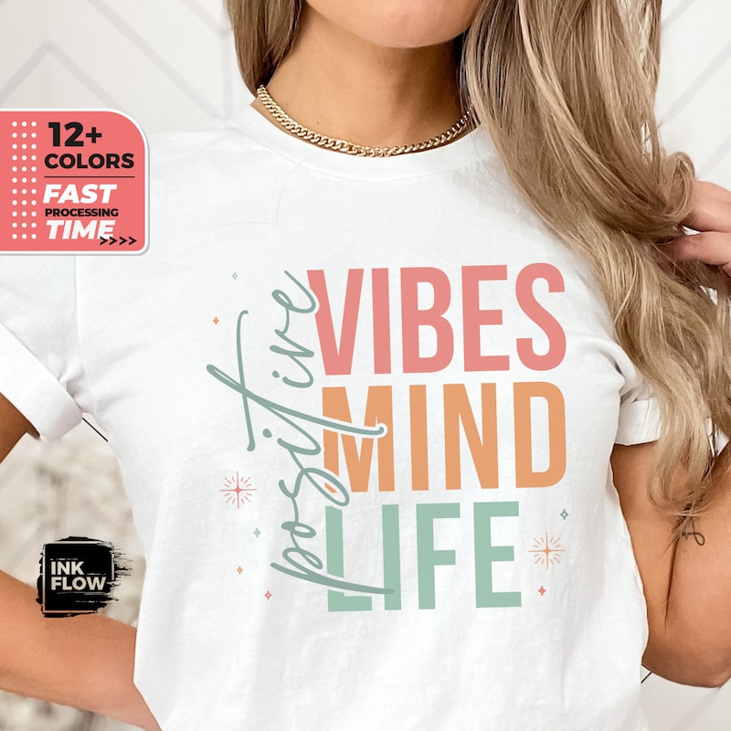 Positive Tshirts - Etsy