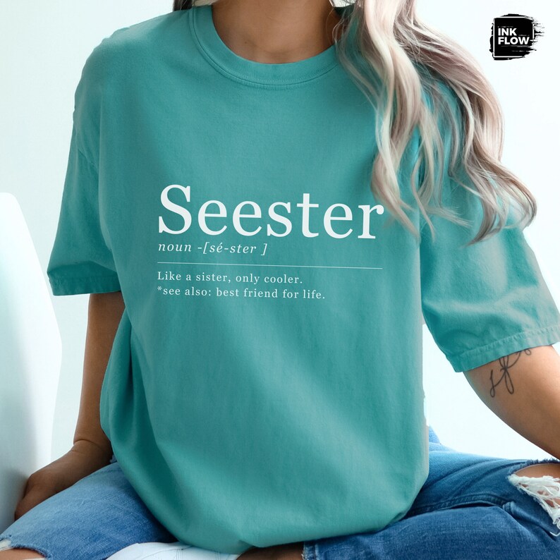 Funny Seester Definition T-shirt, Sarcastic Birthday Shirt, Best Sister ...