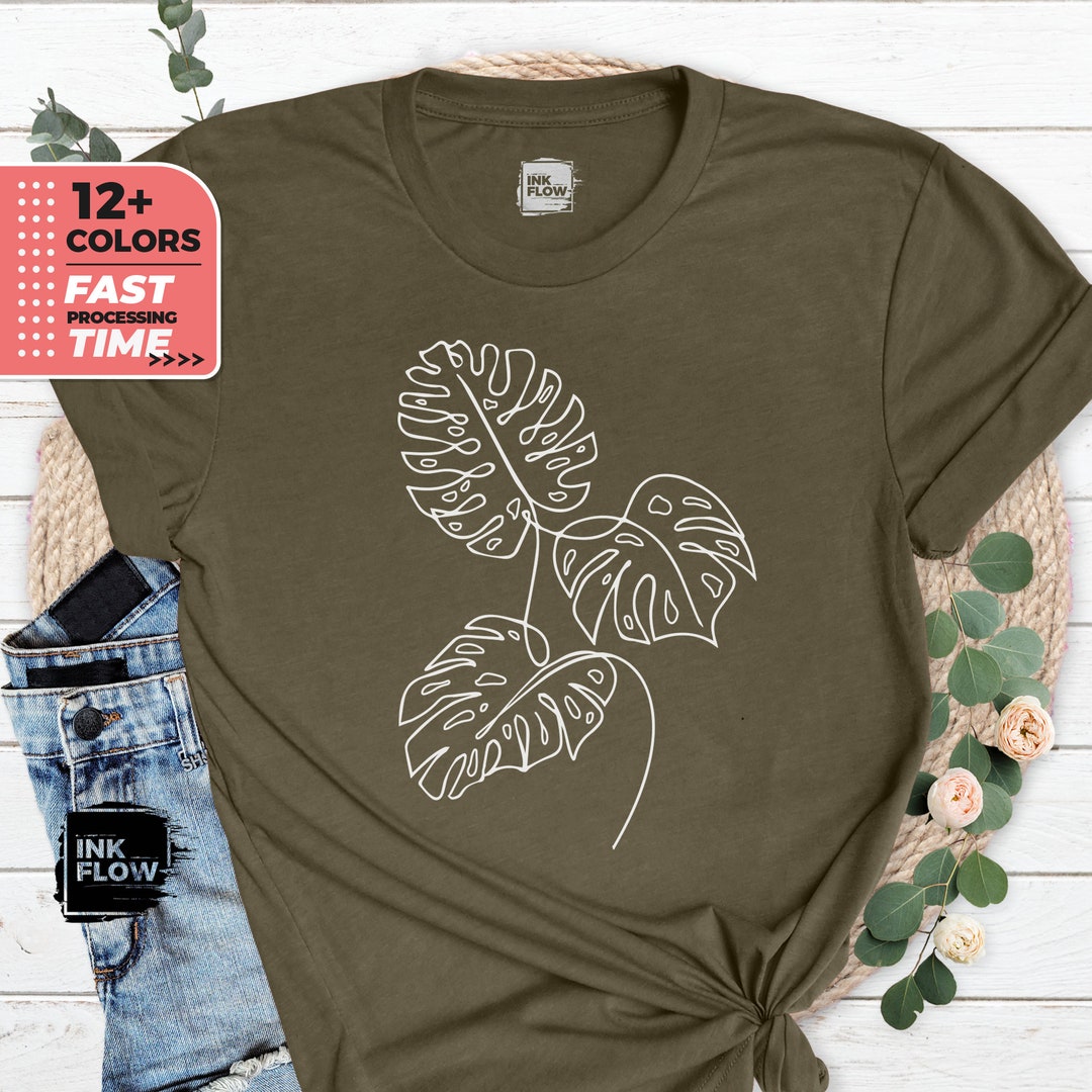 Monstera Shirt, Gardener Shirt, Plant Shirt, Plants Lover Tee ...