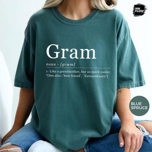 Gram Definition Shirt, Grandma T-shirt, Sarcastic and Funny Gram Tshirt ...