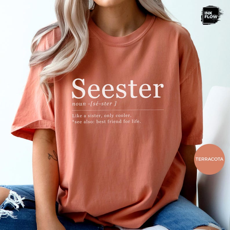 Funny Seester Definition T-shirt, Sarcastic Birthday Shirt, Best Sister ...