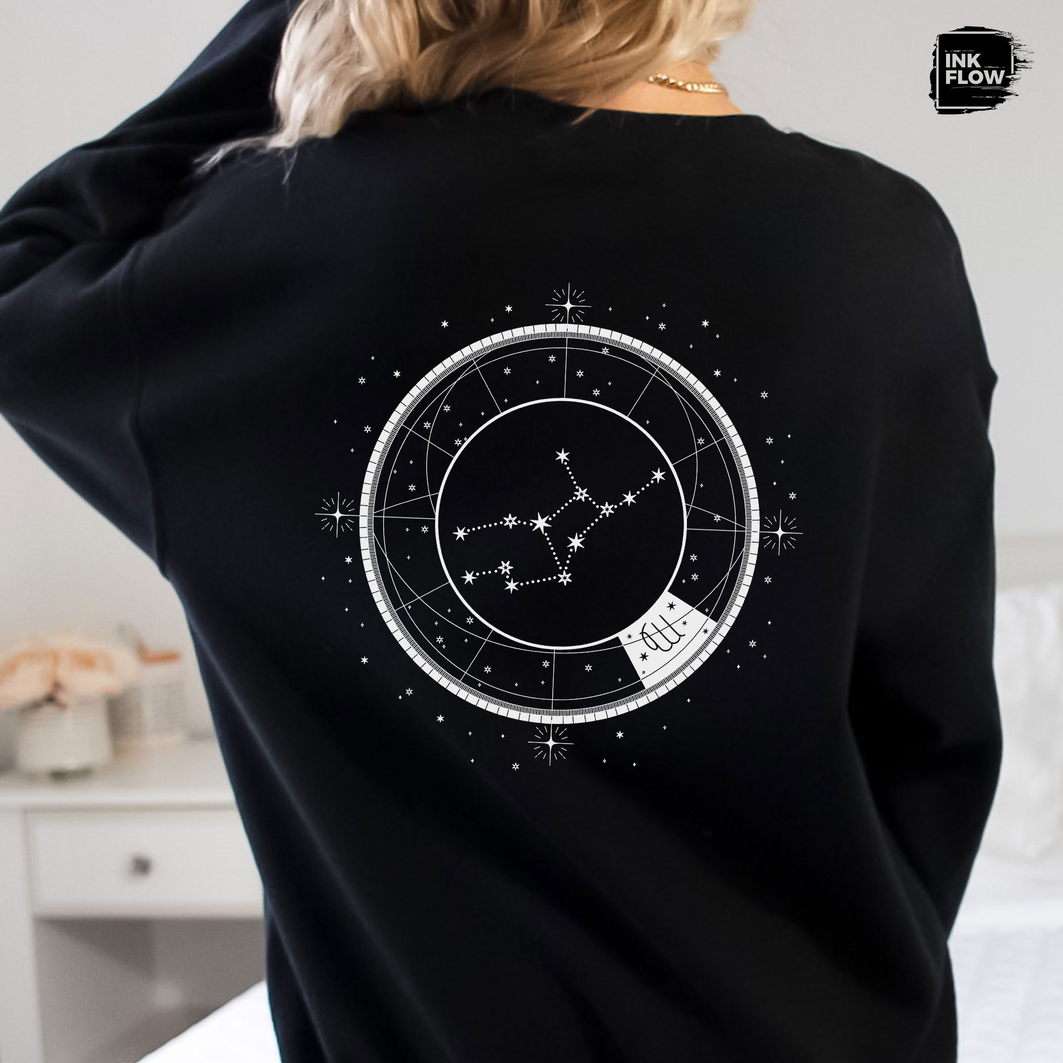 Custom Virgo Constellation Sweatshirt, Astrology Sweater, Horoscope ...