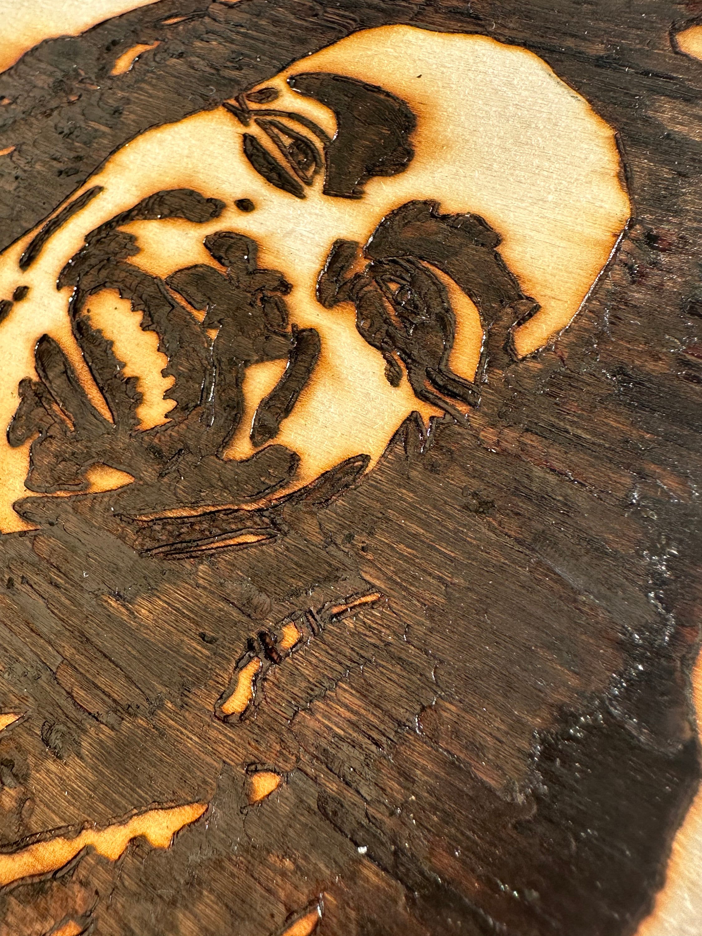 Bob Marley Pyrography Art Handmade - Etsy