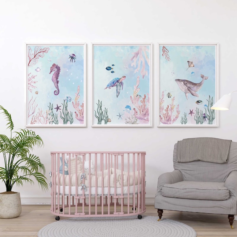 Sea Animal Pictures for Nursery - Etsy