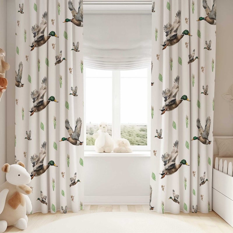 Duck Curtains for Bedroom - Etsy