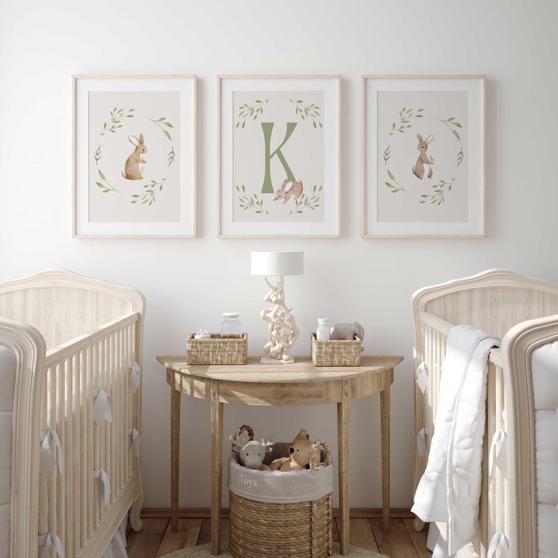 Bunny Nursery Decor - Etsy