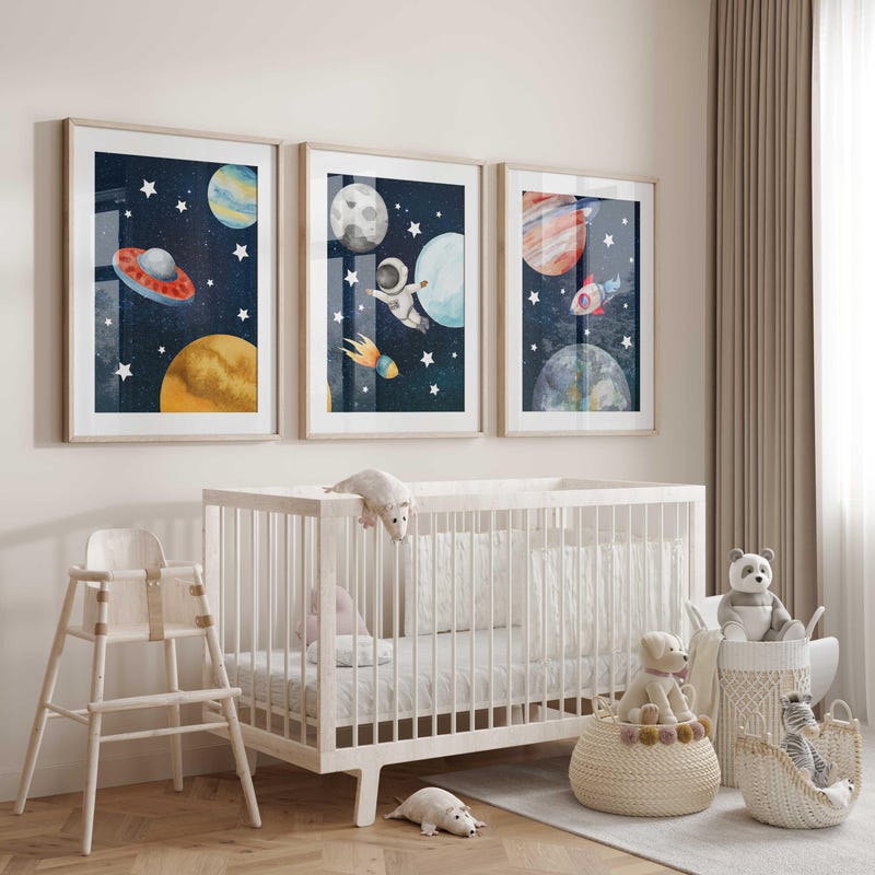 Space Nursery - Etsy
