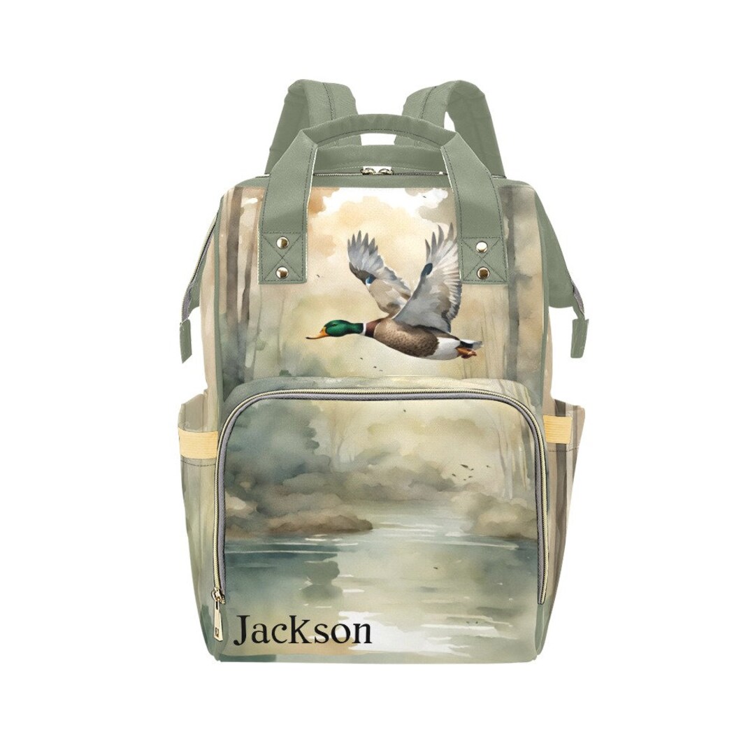 Personalized Duck Backpack Diaper Bag Hunting Diaper Bag Boy Diaper Bag ...