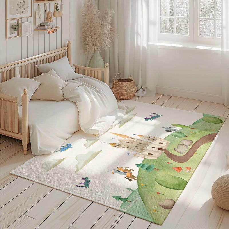 Fantasy Dragon Rug - Etsy