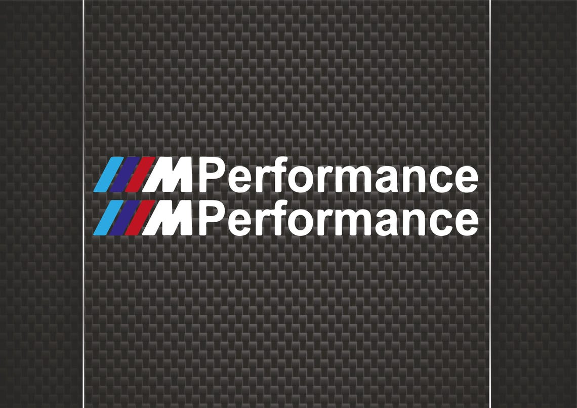 2 M Performance Stickers Compatible With BMW, Size of Your Choice - Etsy