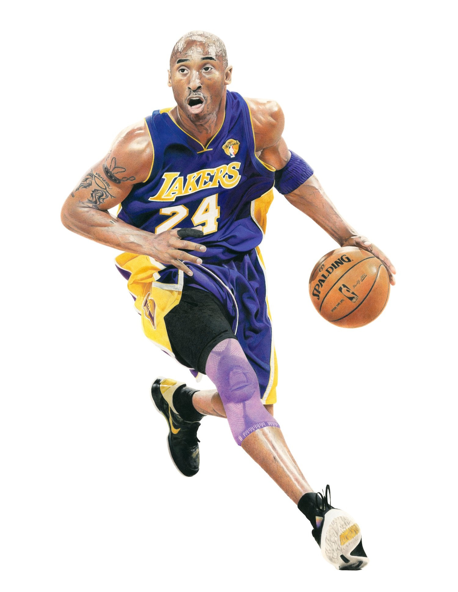 Kobe Bryant NBA Finals Drawing - Etsy